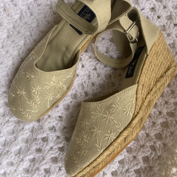Shoes | Mary Jane Inspired Espadrille Wedged Flat | Poshmark